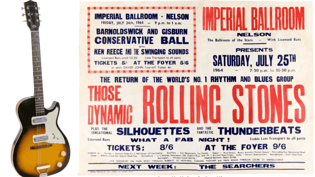 Brian Jones’ £300k guitar star of the show in £1m Rolling Stones auction