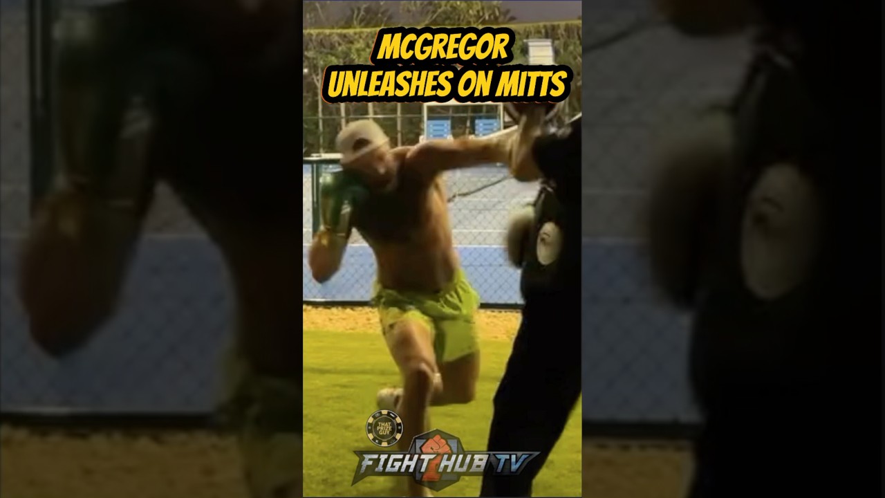 Conor Mcgregor EXPLODES ON MITTS for possible return to boxing!