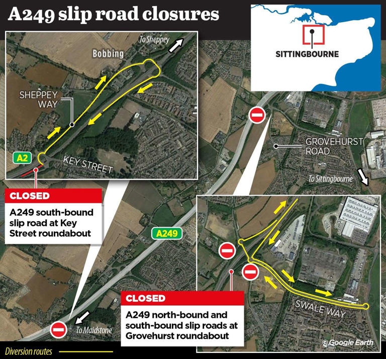 Key Street and Grovehurst roundabout closures cause ‘ridiculous ...