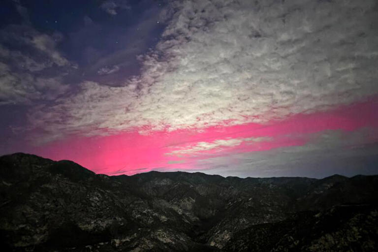 Northern lights make rare Los Angeles appearance amid major geomagnetic ...