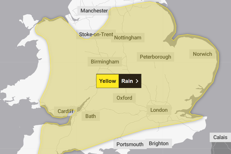 'Heavy and prolonged' rain to hit Cambridgeshire as 24-hour weather ...