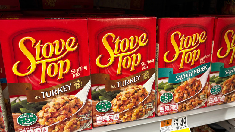 Give Boxed Stuffing A Textural Upgrade With An Ingredient In Your Pantry