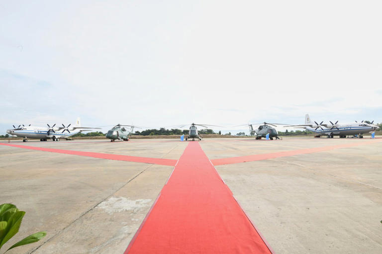 Myanmar military takes delivery of helicopters and aircraft from Russia ...