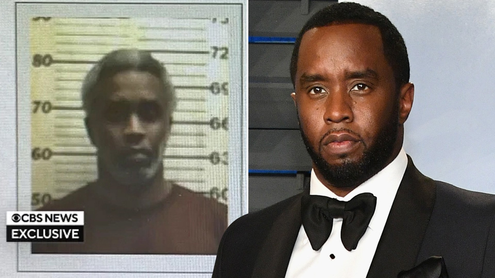 Diddy unrecognisable in first prison mugshot