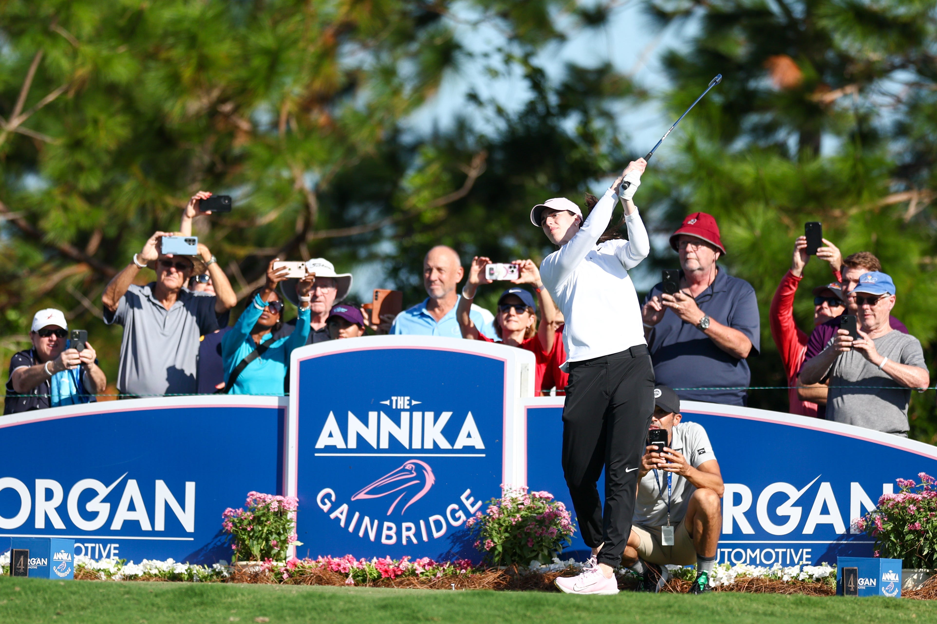 WNBA star Caitlin Clark once again steals the show during pro-am at The ...