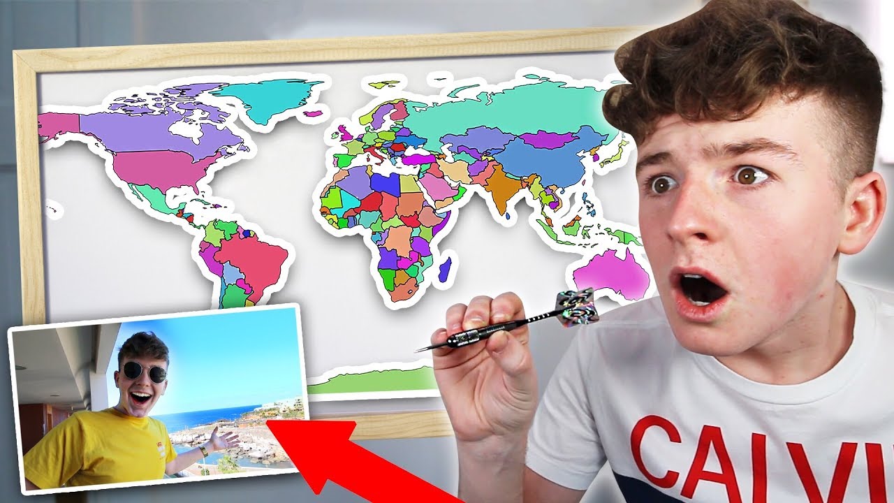 Throwing a Dart at a Map and Flying There