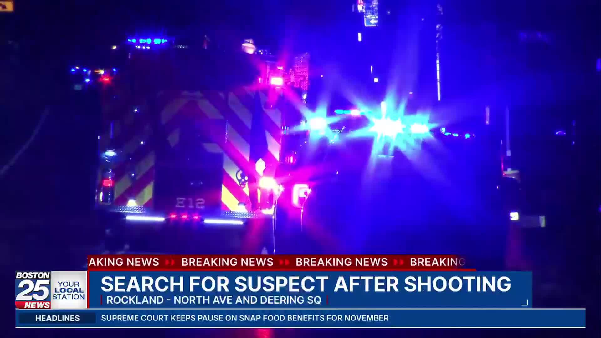 Police searching for suspect in Rockland shooting