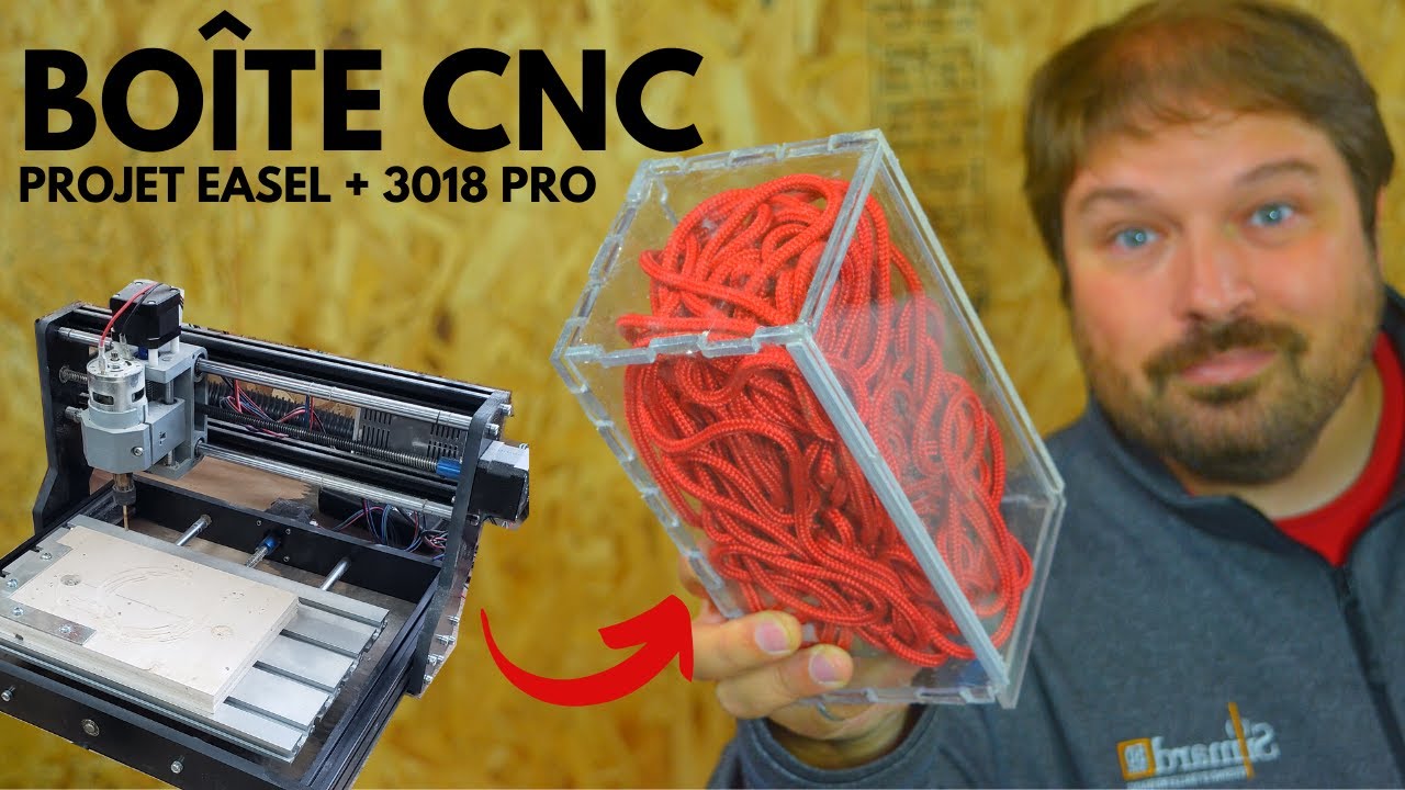 Comment Fabriquer Une Boîte Sur CNC Avec EASEL : Assemblage à Queues ...