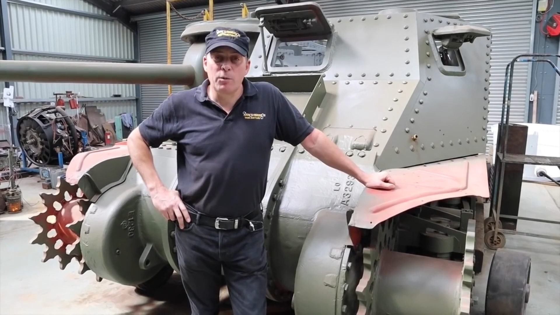 Inside the Lee Tank Restoration Project