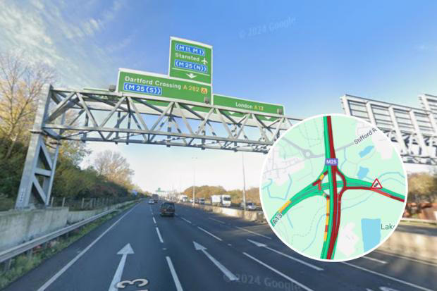 'Severe' delays on key south Essex road as congestion builds towards M25
