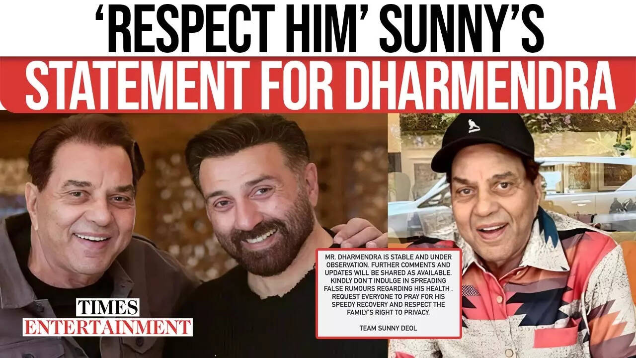 Sunny Deol’s Team Issues Statement After Dharmendra’s Discharge From ...