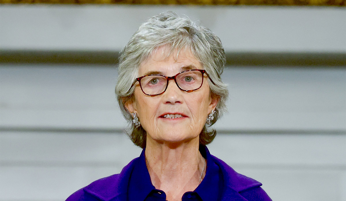 Purple reign… Connolly’s inauguration outfit cost a pretty penny