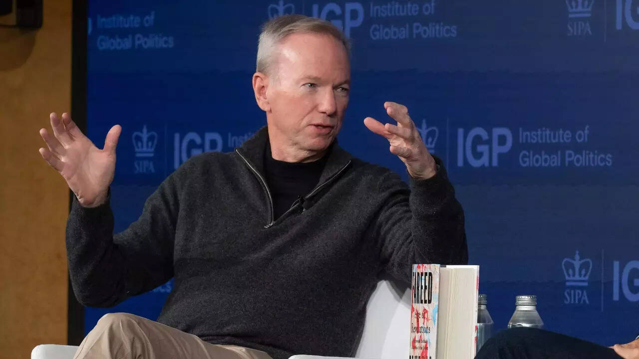 Google S Former Ceo Eric Schmidt Warns American Companies Of Ai
