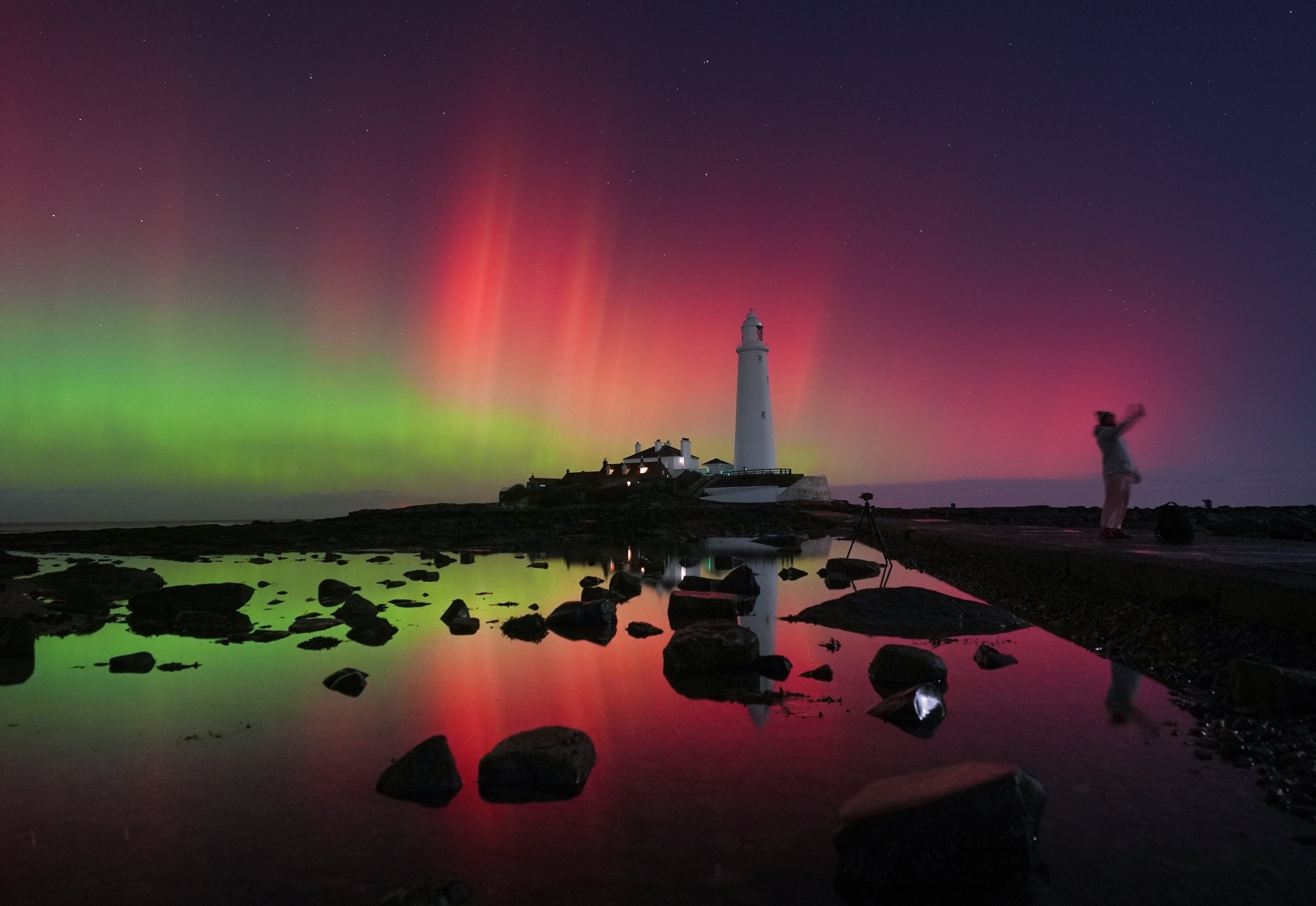 UK witnesses beauty of Northern Lights on Wednesday
