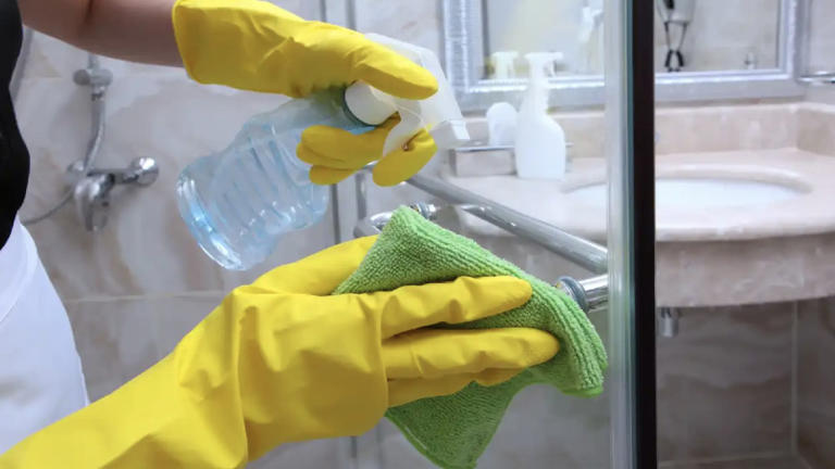 How to tackle stubborn shower glass limescale — the simple solution is ...