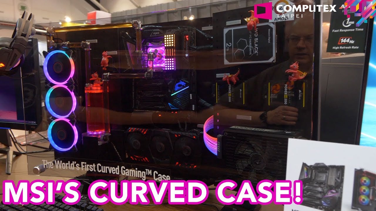 Computex 2019: MSI showcases a curved case and more!