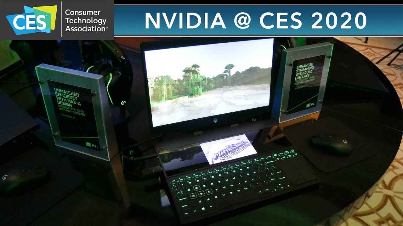 CES 2020: NVIDIA Turing laptops - ASUS 360hz gaming monitor!