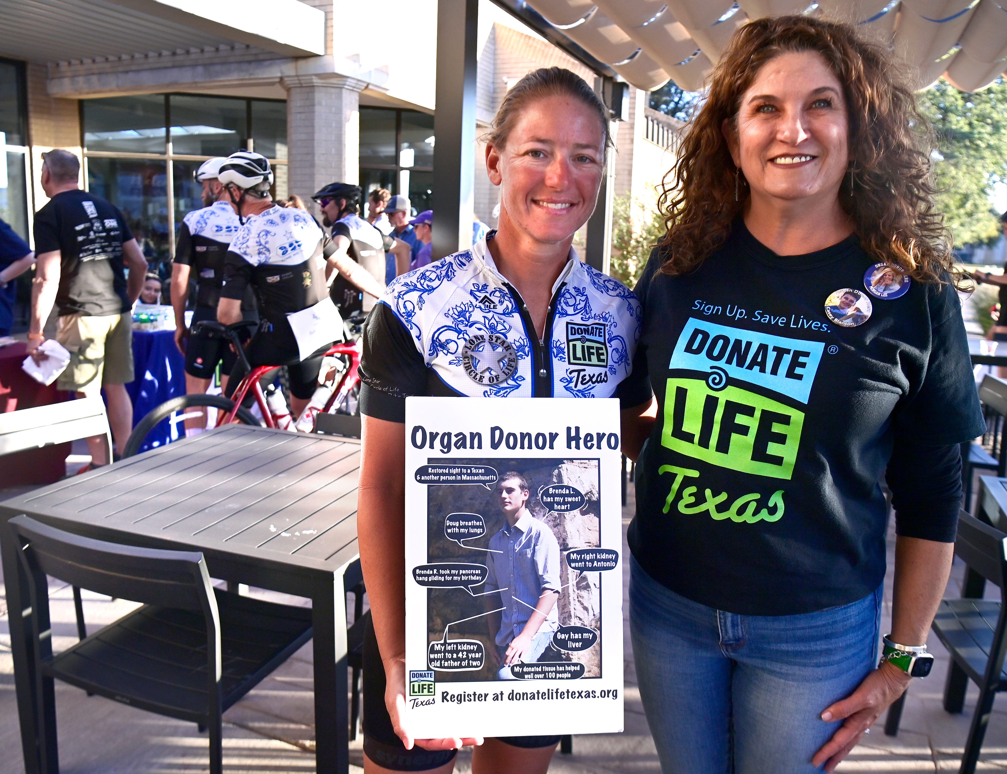 'Living for two,' heart recipient rides across Texas for her donor and ...