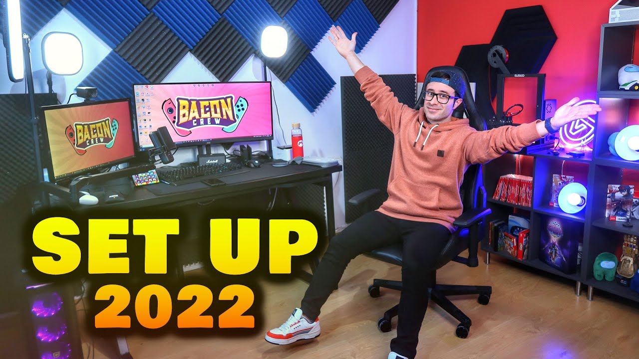 Mi set-up 2022 😎 (100% youtuber a tiempo completo) humilde pero chingón ...