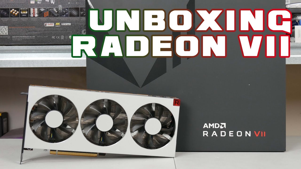 AMD Radeon VII UNBOXING - will it DETHRONE NVIDIA RTX?