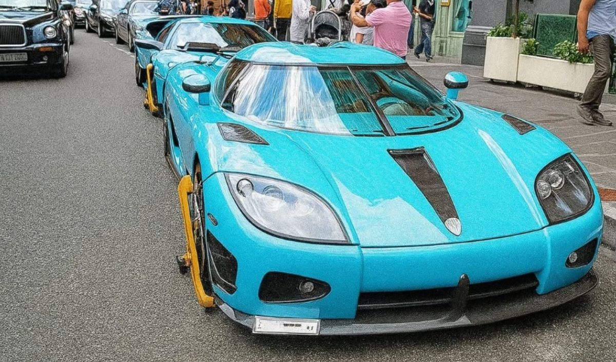 Koenigsegg multata davanti a Harrods: è quella del proprietario