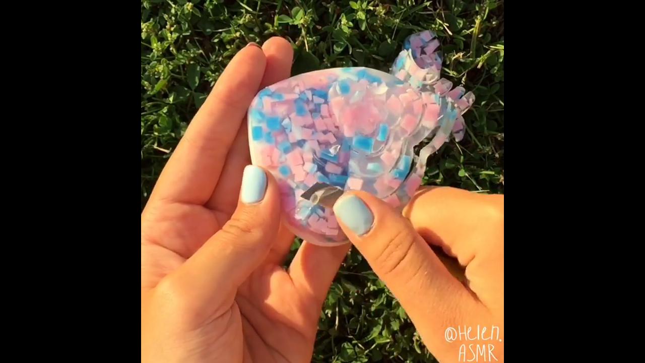 Slicing Cute Heart Soap Satisfyingly