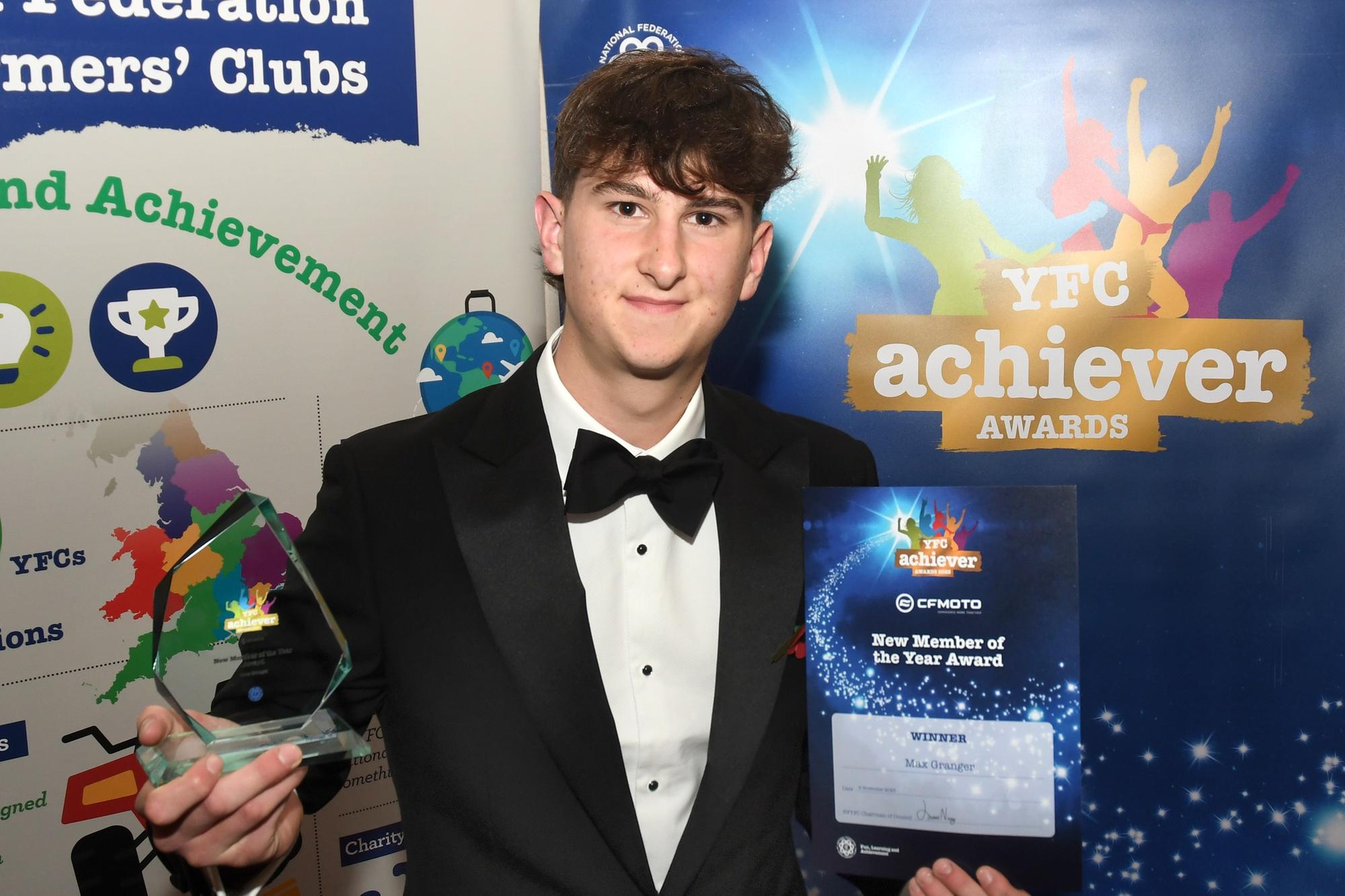 Northamptonshire young farmer wins best newcomer at achiever awards