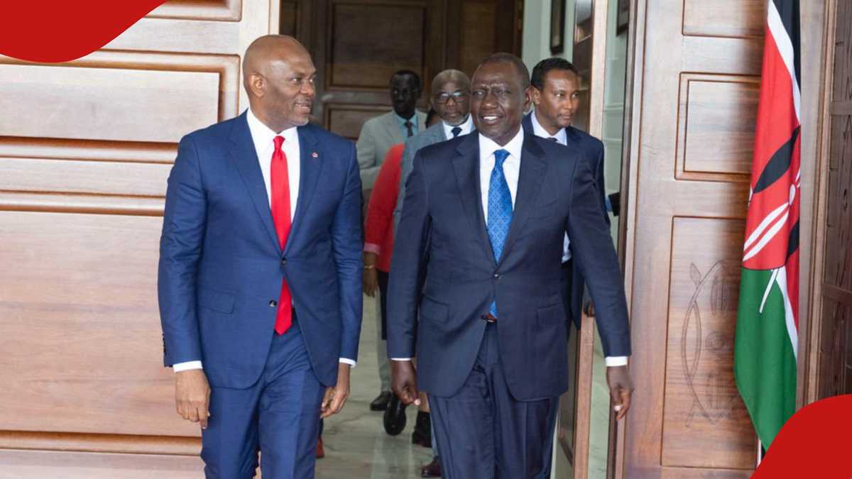 Nigerian banker meets William Ruto, pledges KSh 129 billion for Kenya's infrastructure development