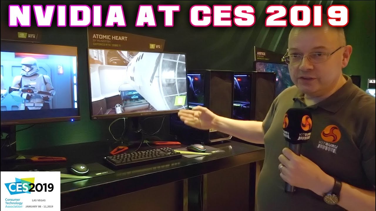 Nvidia RTX at CES 2019 - LEO CANT BELIEVE the $5K screen!