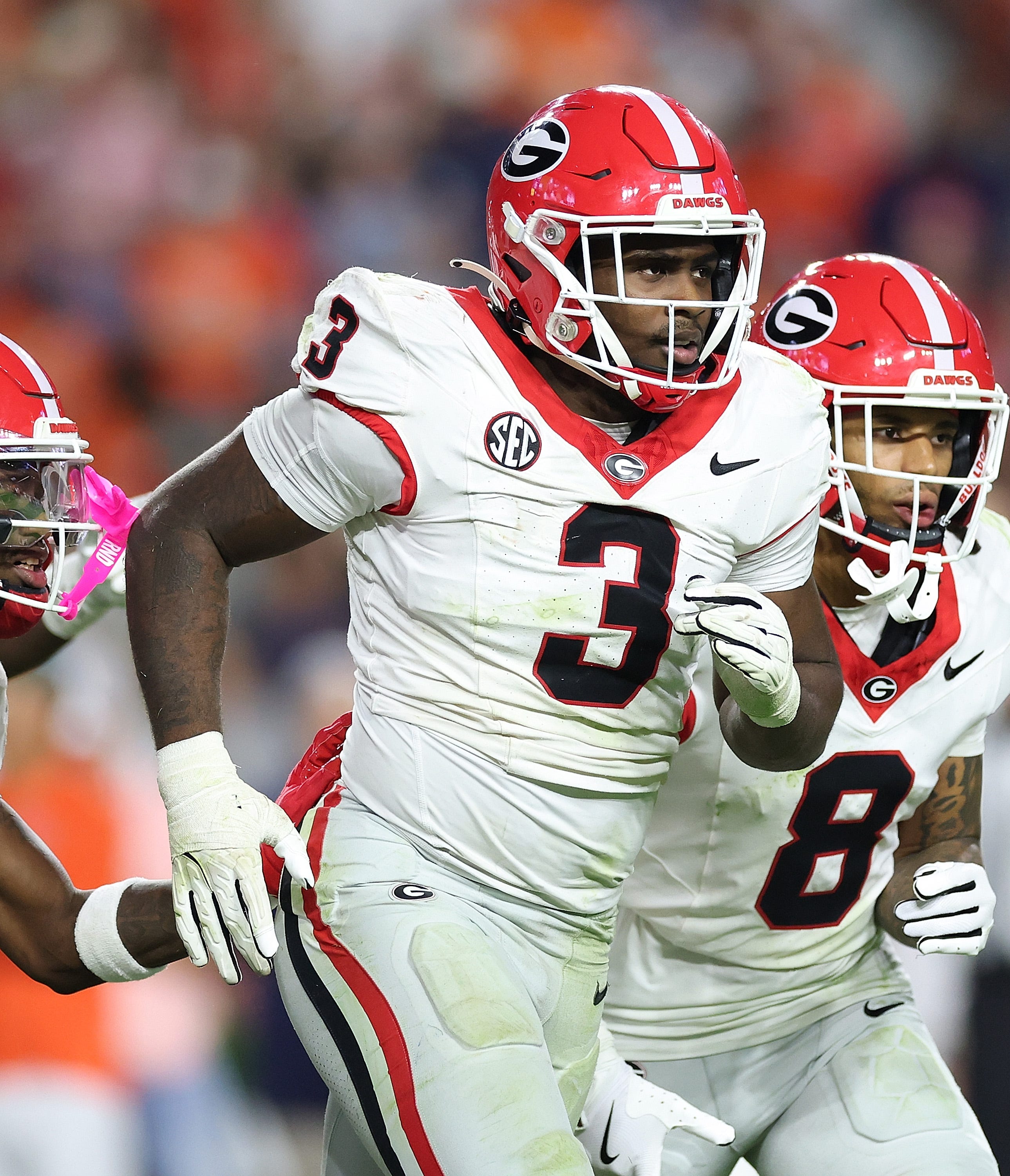 CJ Allen injury update: Georgia star LB leaves game vs Texas with left ...