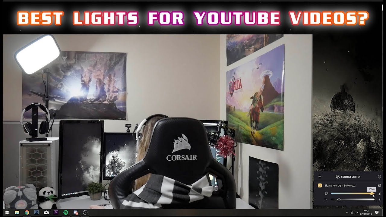 Elgato Key Light - Best lights for YouTube videos? - 2500 lumens output!