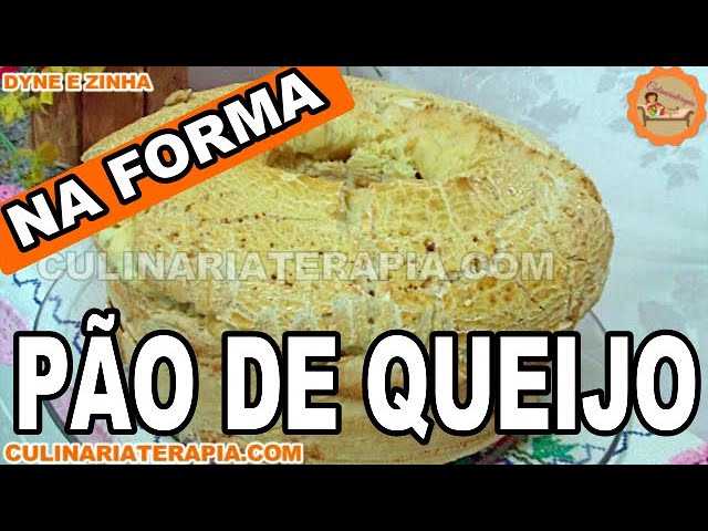 Pão de queijo de liquidificador – bolo pão de queijo na forma – pão de ...
