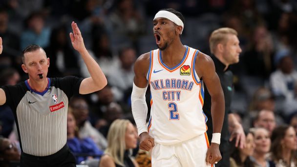 Thunder join Warriors, Bulls and Lakers on list of best starts by ...
