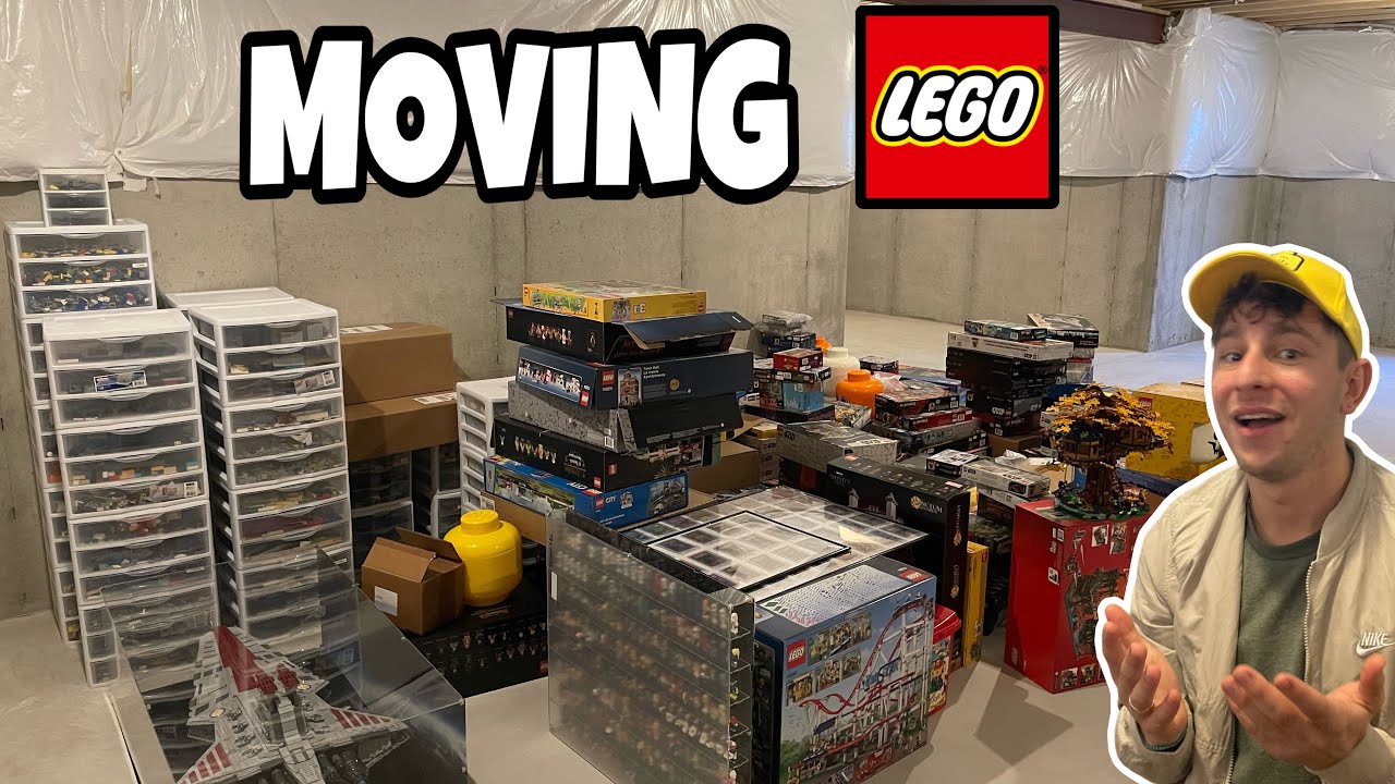 Moving a Massive LEGO Collection in One Day – Here’s How