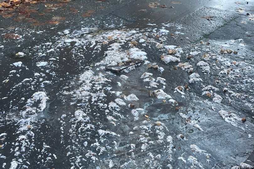 'Jobby geyser' on Glasgow street as burst sewer spews human waste