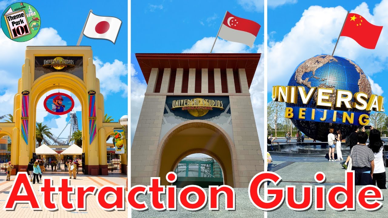 Japan, Singapore & Beijing Universal Studios – All Rides & Shows