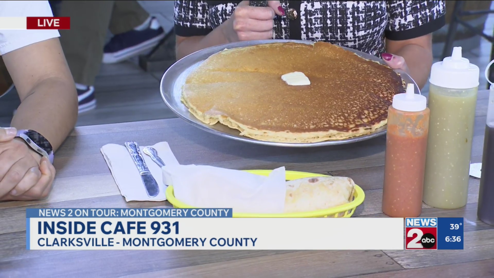 Cafe 931 serves up giant pancakes in Clarksville