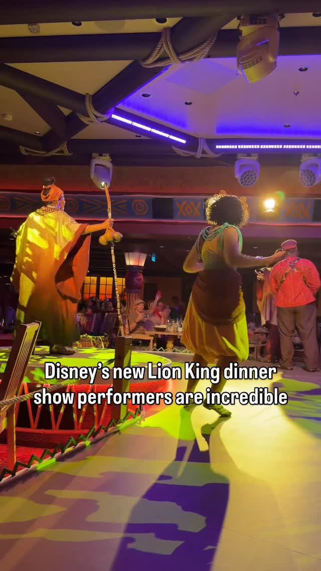 Disney's new Lion King dinner show is fantastic. Loved the performance ...