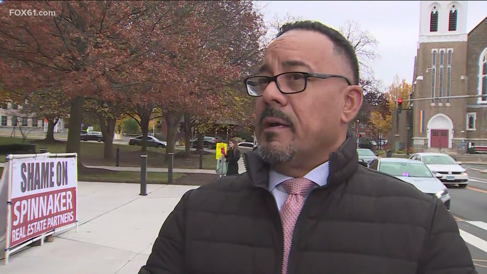 Carpenters Union Local 326 holds demonstration outside Legislative ...
