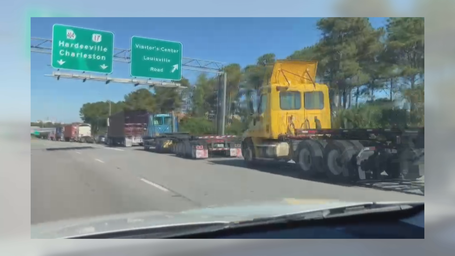 Significant backups at U.S. 17 off-ramp at Louisville Road for traffic ...