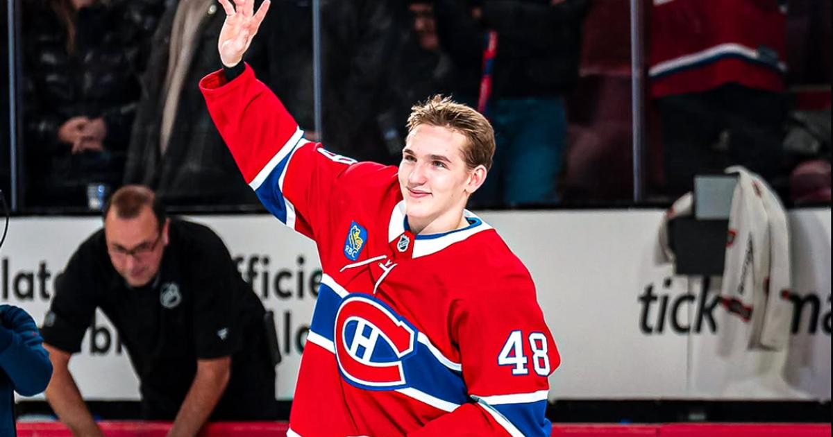 Lane Hutson rejoint un club sélect à son 100e match dans la LNH