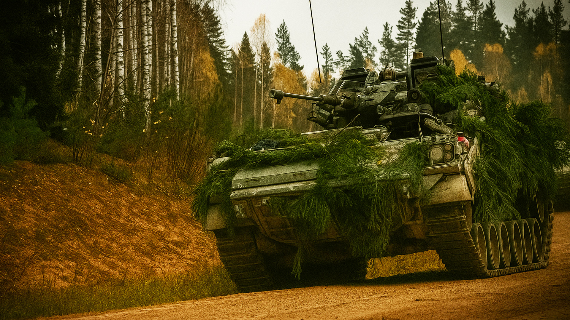 NATO Tanks Train for Battle in Estonia