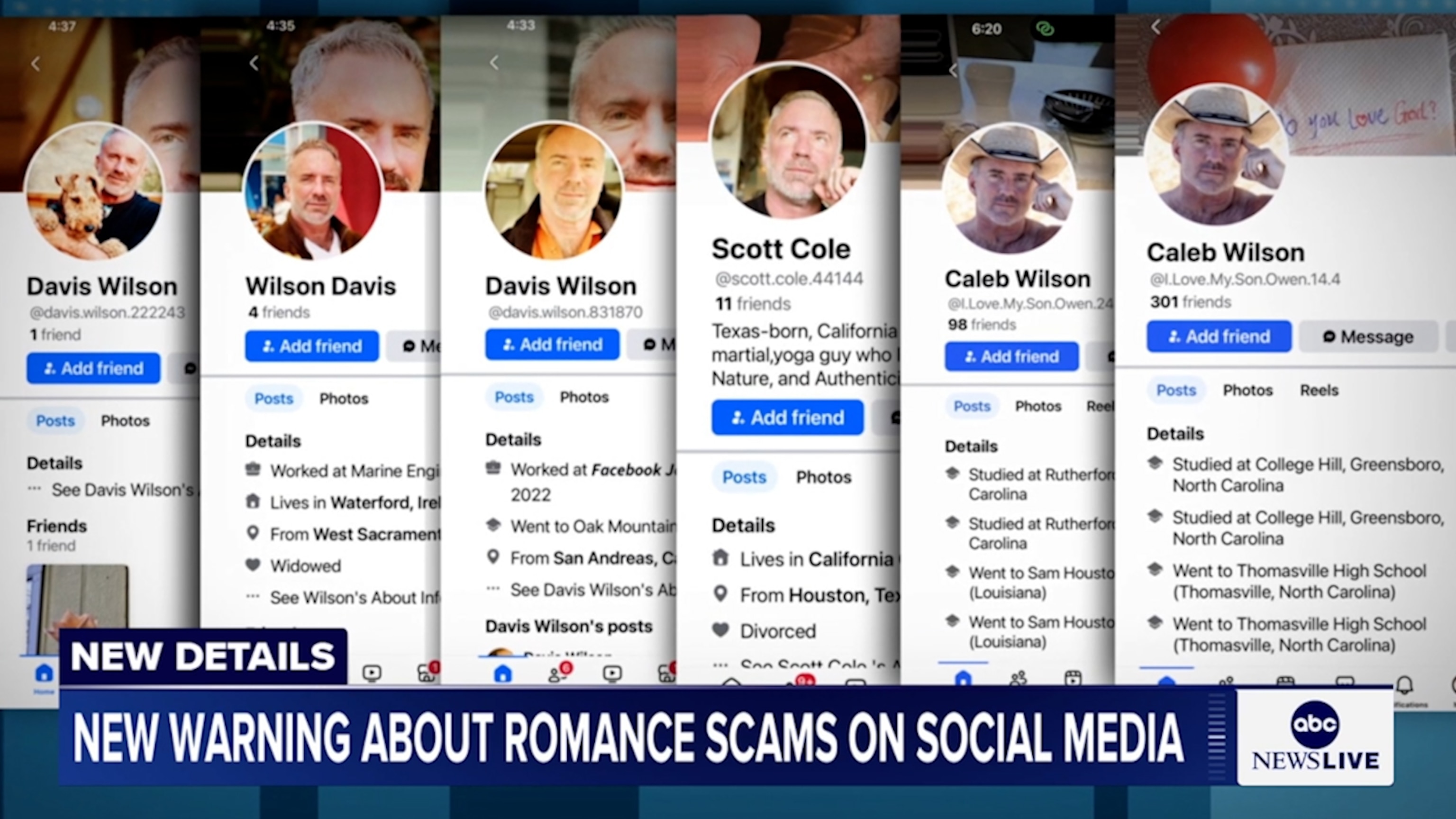Man says romance scammers have been using his picture to attract women ...
