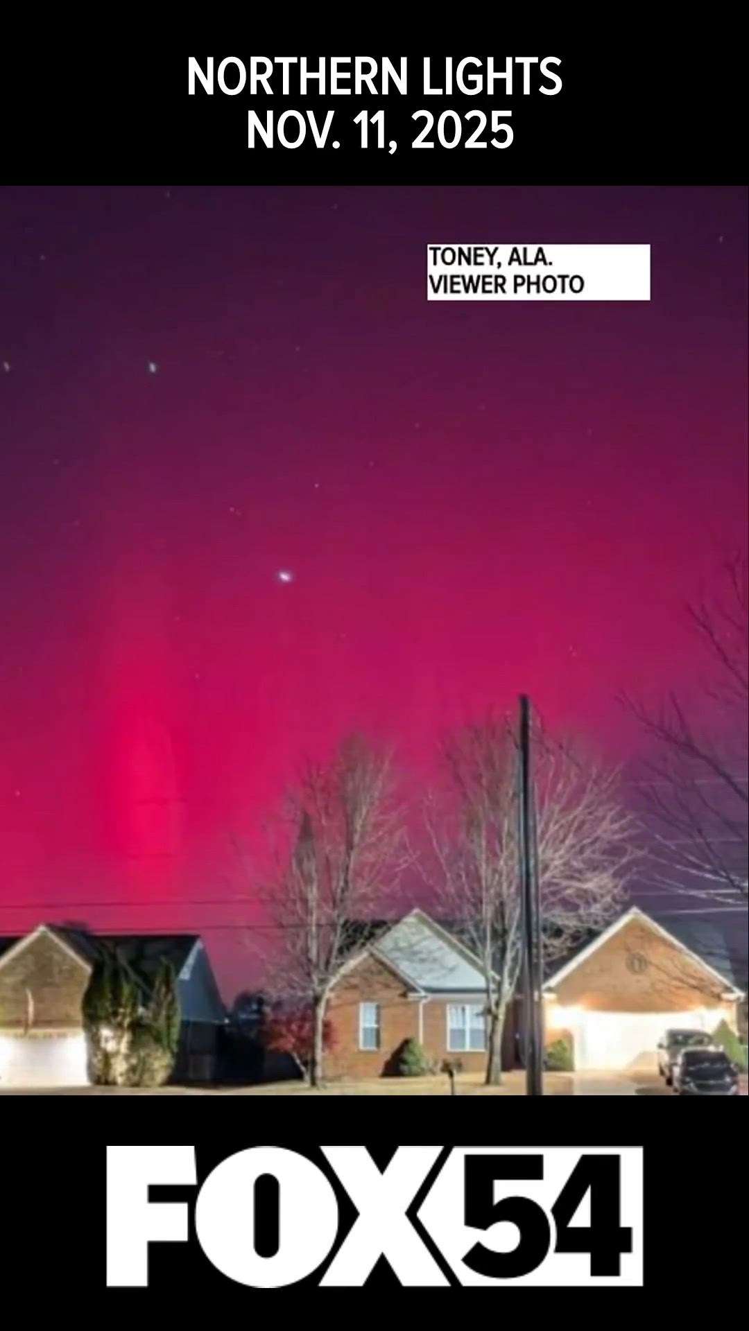 Light the night! Aurora Borealis puts on a show across northern Alabama