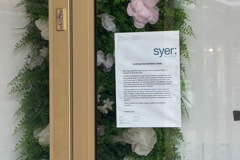 Family business shuts in latest departure at Sutton Coldfield shopping ...