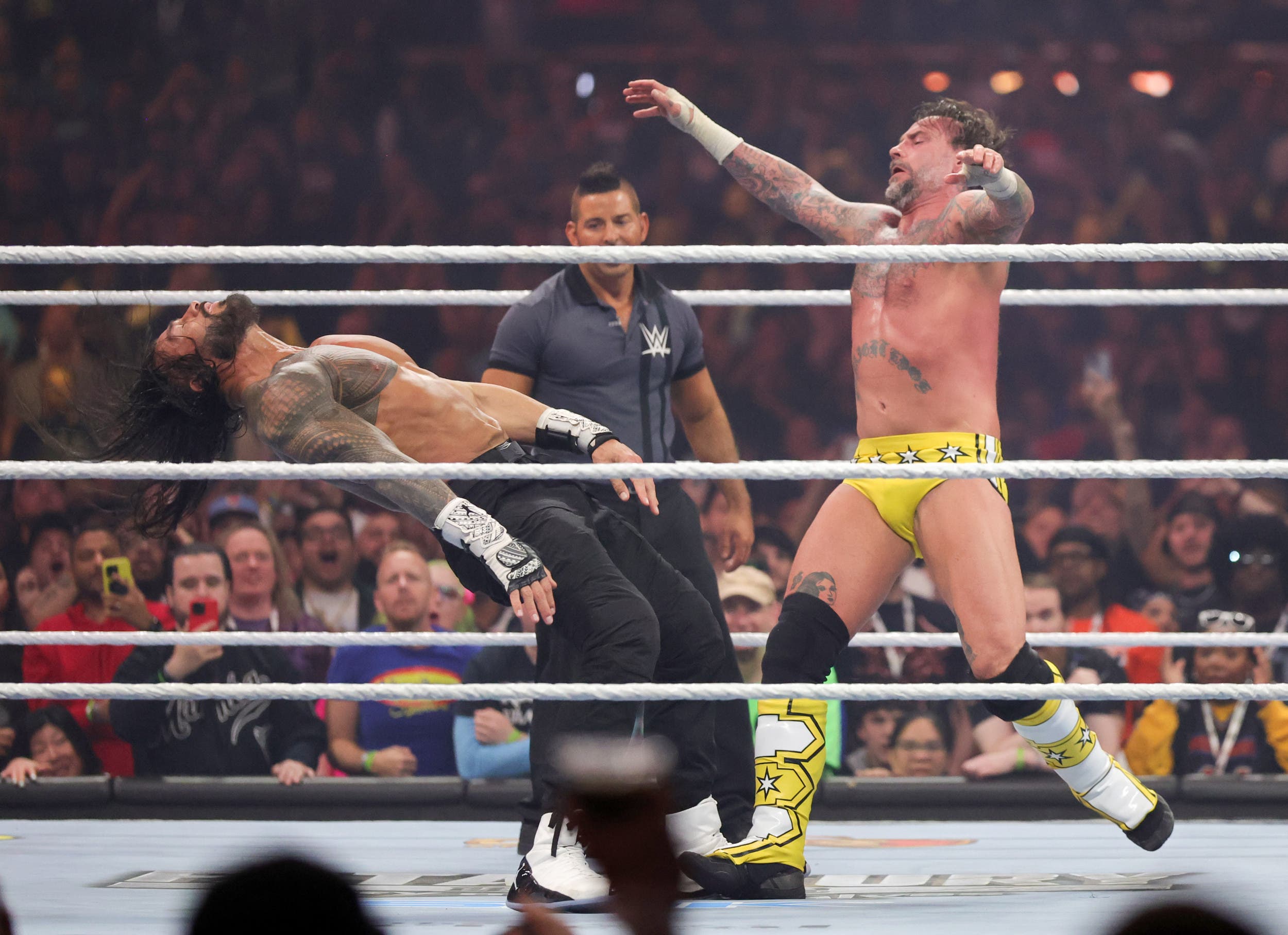 WWE’s Roman Reigns and CM Punk land major hollywood roles