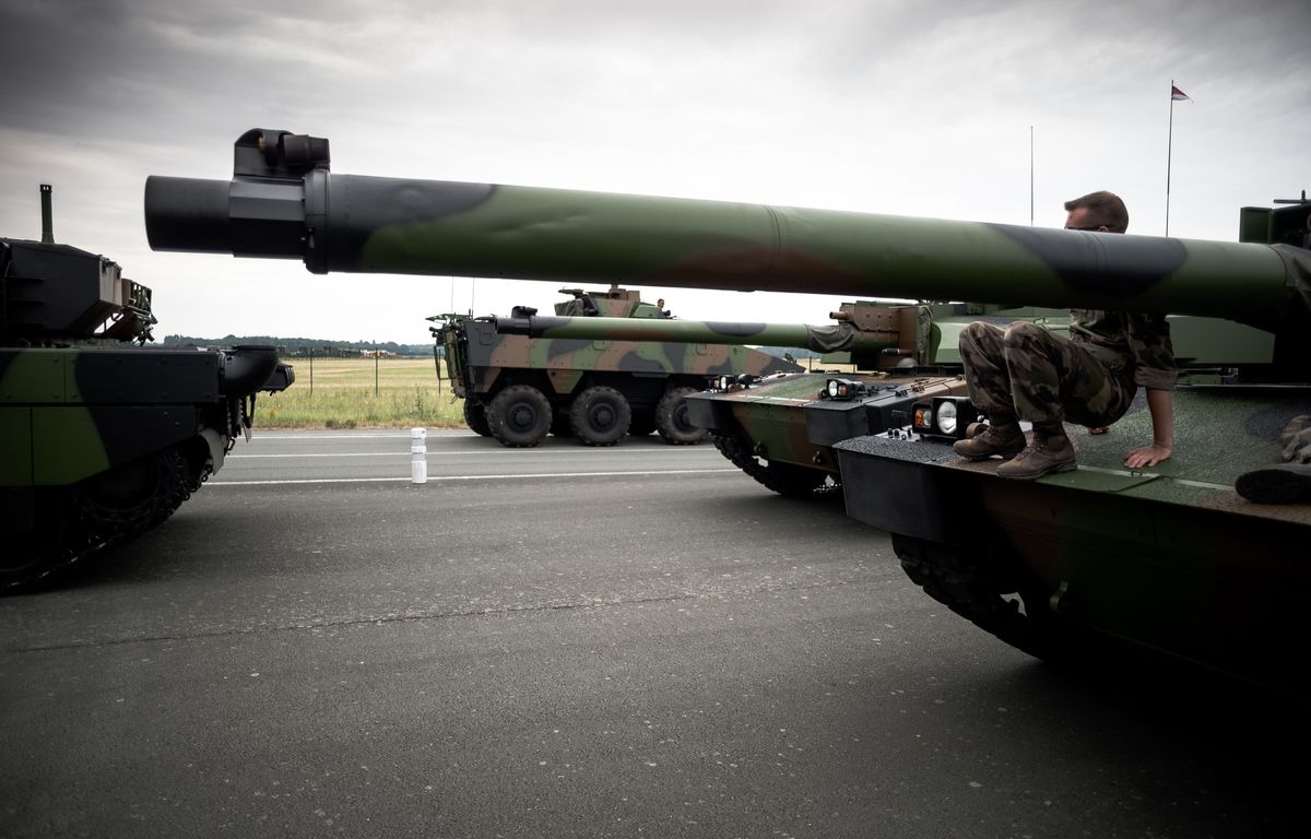 Mulhouse : Un convoi de chars Leclerc survolé par un drone, une enquête ...