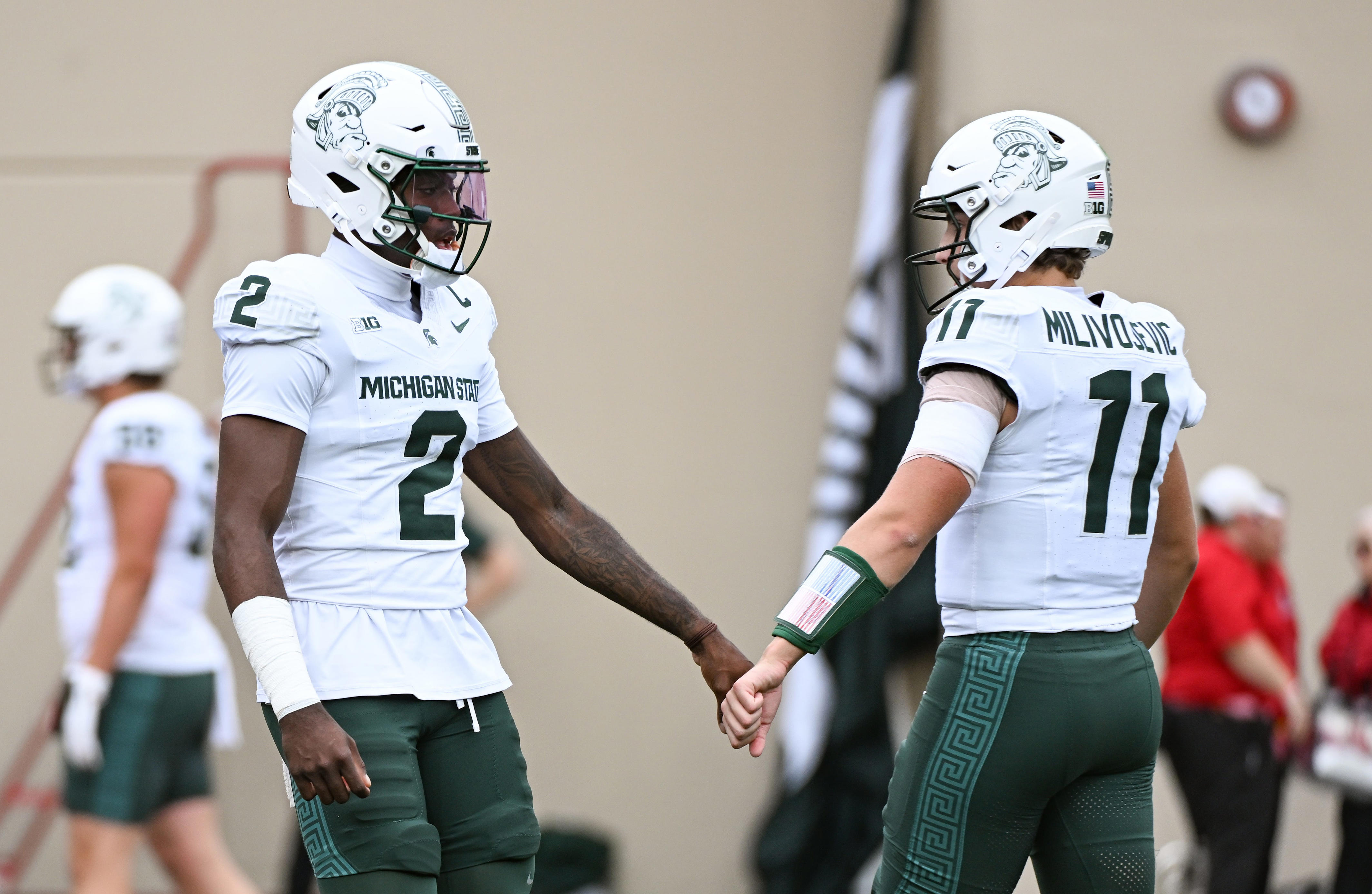 Michigan State football QB: Aidan Chiles out, Alessio Milivojevic ...