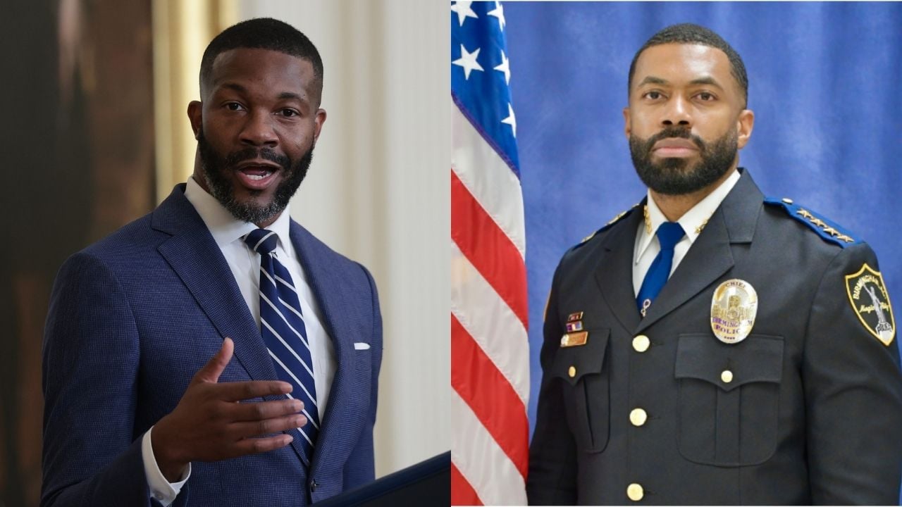 Birmingham Mayor Randall Woodfin and the city’s newly appointed police chief send the internet ...