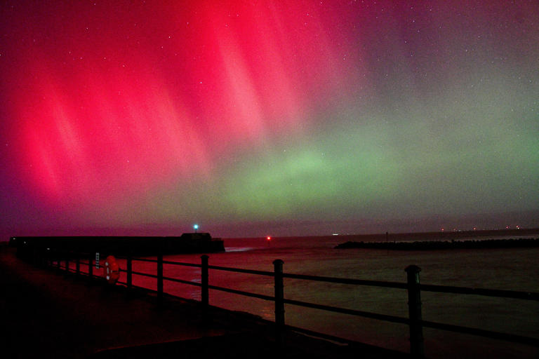 Amazing pictures as dazzling northern lights visible over Yorkshire